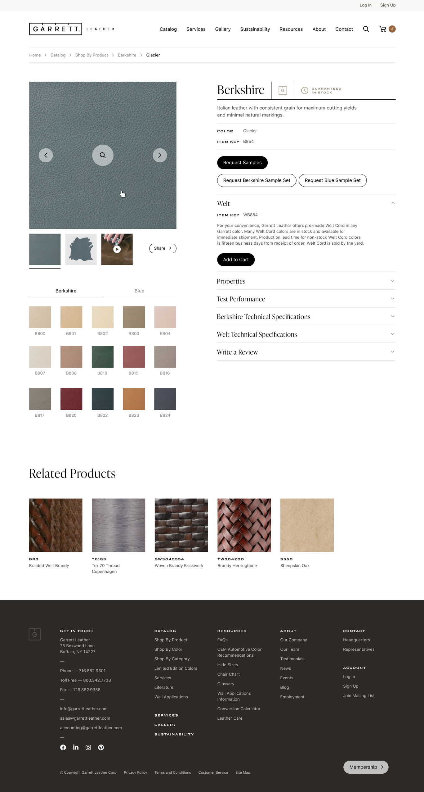 Garrett Leather Work – Bayjr | Web & Graphic Designer